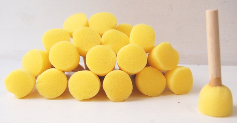 Sponge Dabber 3cm Value Pack (pack of 50) | Personal Impressions